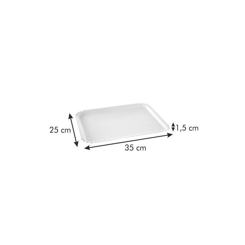 PLATEAU EN CARTON RECTANGULAIRE - DELICIA