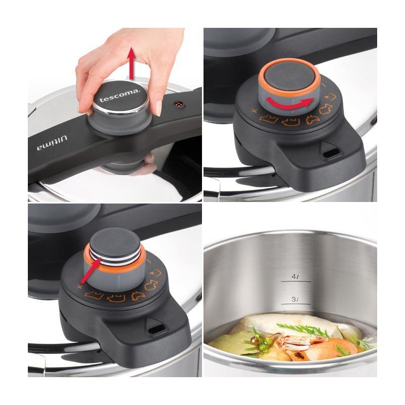 COCOTE MINUTE INOX AUTOCUISEUR 6,0 LT "ULTIMA"