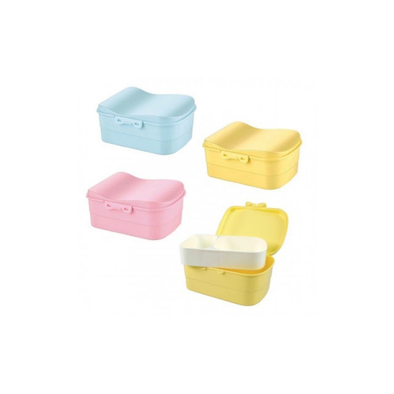 LUNCH BOX 2 COMP EN COULEUR Color Light Blue
